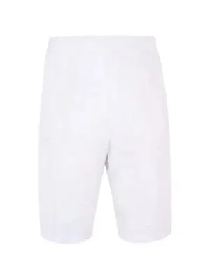 120% Lino Drawstring Bermuda Shorts - White