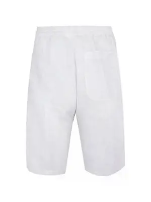 120% Lino Drawstring Bermuda Shorts