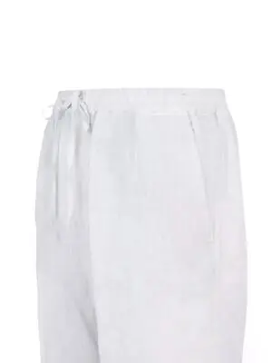 120% Lino Drawstring Bermuda Shorts