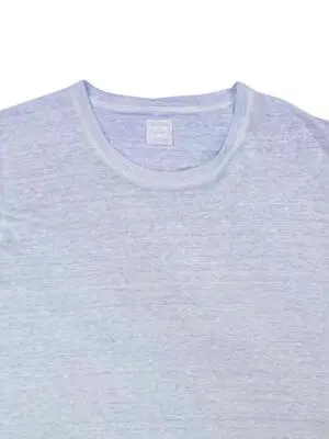 120% Lino Short-sleeve T-shirt - Blue