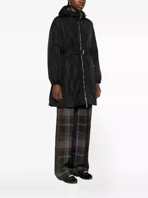 Add Belted Parka Coat