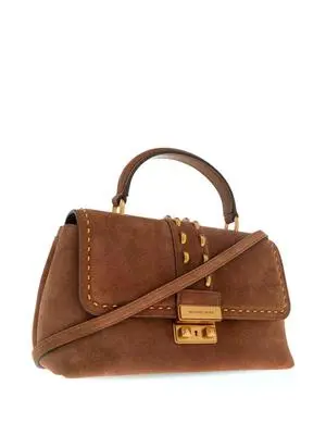 Michael Kors Tribeca Studded Top-handle Tote Bag - Brown