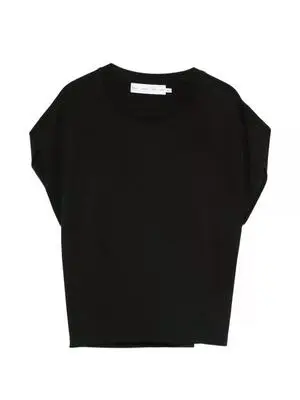 Proenza Schouler White Label Crew-neck Short-sleeve T-shirt - Black