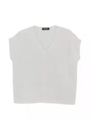 Fabiana Filippi V-neck T-shirt - Grey