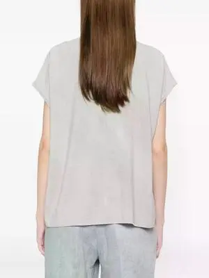 Fabiana Filippi V-neck T-shirt - Grey