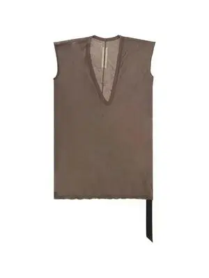 Rick Owens Dylan Sleeveless T-shirt - Brown