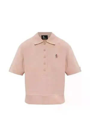 Moncler Logo-patch Polo Shirt - Pink
