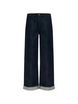 Moncler Cuffed Trousers - Blue
