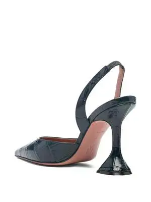 Amina Muaddi Holli Slingback Pumps