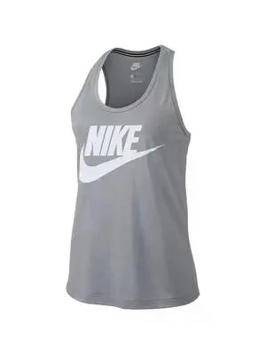 Nike Logo-detail Tank Top - Grey