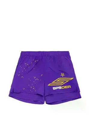 SP5DER Logo-detail Shorts