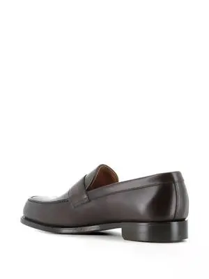 CHEANEY Penny Leather Loafers - Brown