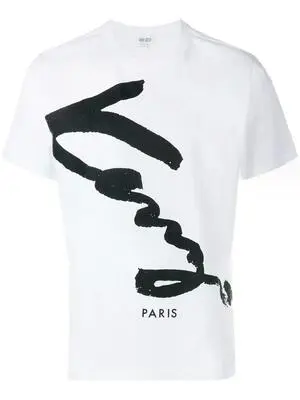 Kenzo Signature Print T-shirt - White
