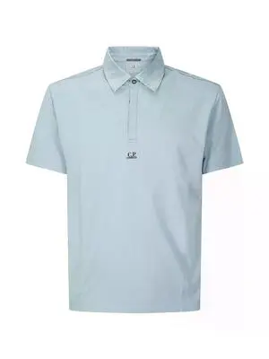 C.P. COMPANY Logo-detail Short-sleeve Polo Shirt