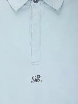 C.P. COMPANY Logo-detail Short-sleeve Polo Shirt