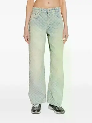 MISBHV Monogram-jacquard Jeans