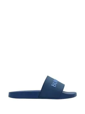 Burberry Logo Slides - Blue
