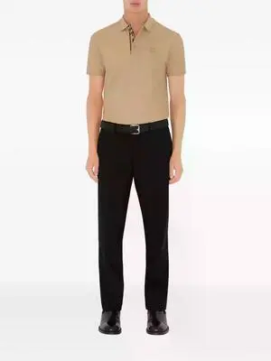 Burberry Cotton Polo Shirt - Neutrals