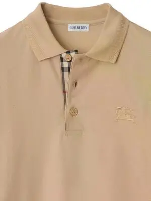 Burberry Cotton Polo Shirt - Neutrals