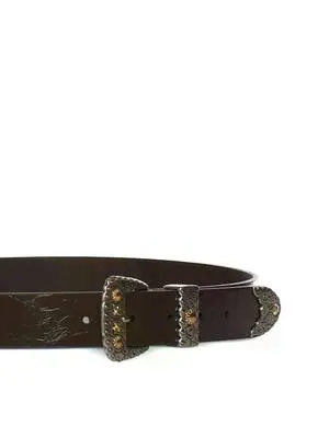Pinko Buckled Leather Belt