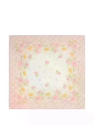 Burberry Garden Party Silk Scarf - Pink