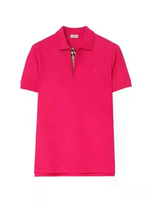 Burberry Cotton Polo Shirt - Pink