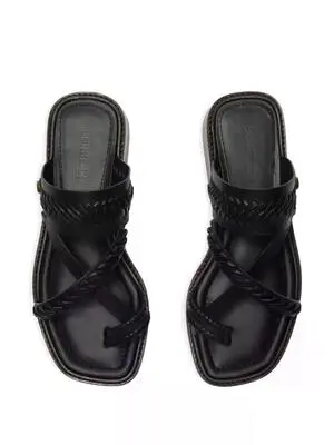 Burberry Baez Leather Sandals