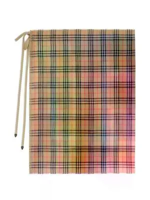 Burberry Check Cotton Sarong - Neutrals