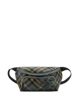 Burberry Small Check Belt Bag - Blue