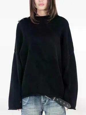 PROTÉMOA Buttoned-shoulder Sweater