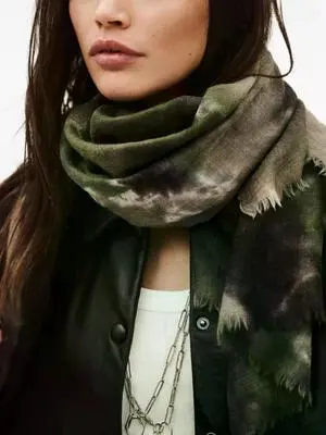 Ba&sh Sofia Tie-dye Frayed Scarf