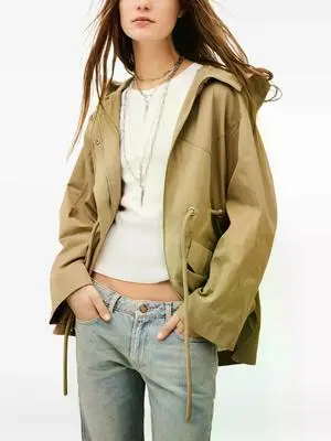 Ba&sh Ilio Hooded Drawstring Jacket