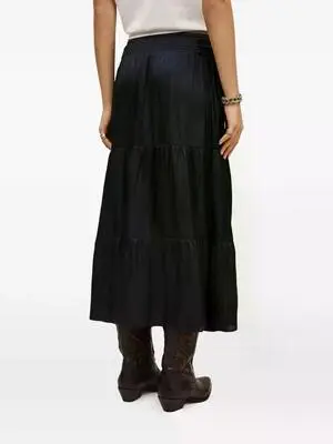 Ba&sh Tiered Skirt - Blue