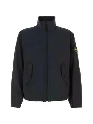 Stone Island High-neck Jacket - Blue