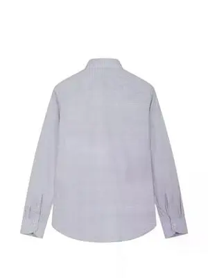 Canali Patterned Cotton Shirt