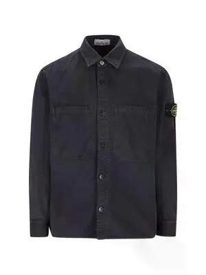 Stone Island Chest-pocket Overshirt - Blue