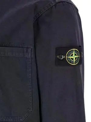 Stone Island Chest-pocket Overshirt - Blue