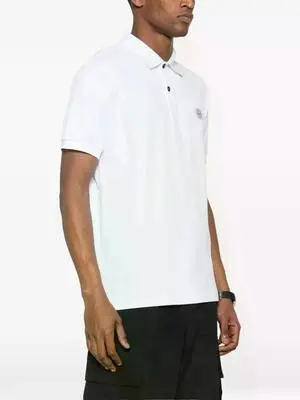 Stone Island Logo Patch Polo Shirt