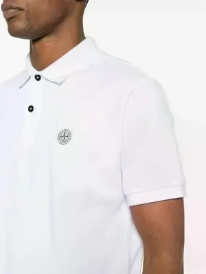 Stone Island Logo Patch Polo Shirt
