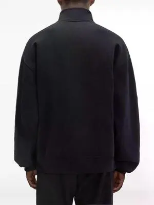 Jacquemus Gros-grain Half-zip Sweatshirt