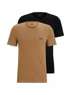Hugo Logo T-shirt - Neutrals