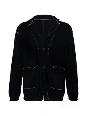 Yohji Yamamoto Reversible Cardigan - Black