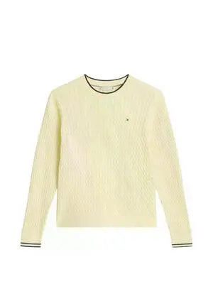 Tommy Hilfiger Cable-knit Jumper - Yellow