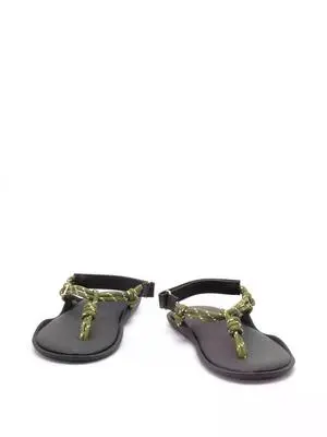 Flowze Knot-detail Sandals - Green