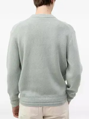 BOSS Crew-neck Textured Knit Sweater