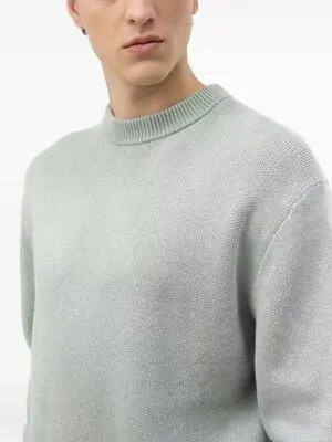 BOSS Crew-neck Textured Knit Sweater
