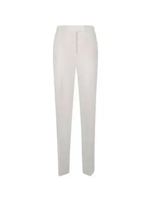 Max Mara Straight-leg Tailored Trousers - White