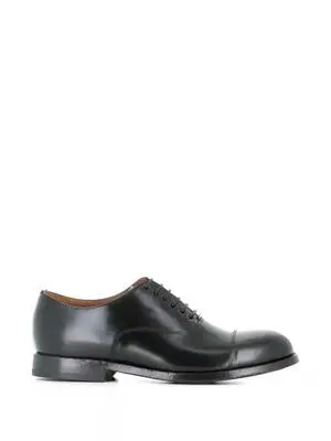 GREEN GEORGE Cap Toe Oxford Shoes - Black