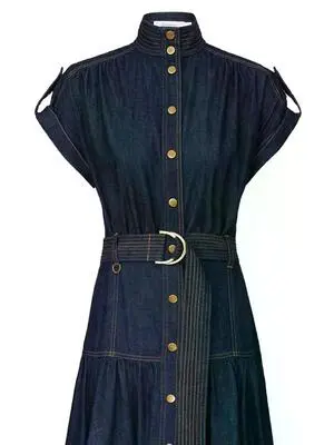 Zimmermann Button-up Belted Midi Dress