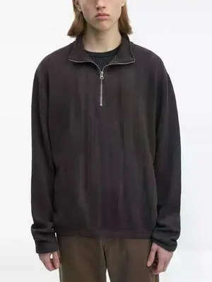 ANOTHER ASPECT 2.0 Half-zip Sweatshirt - Brown